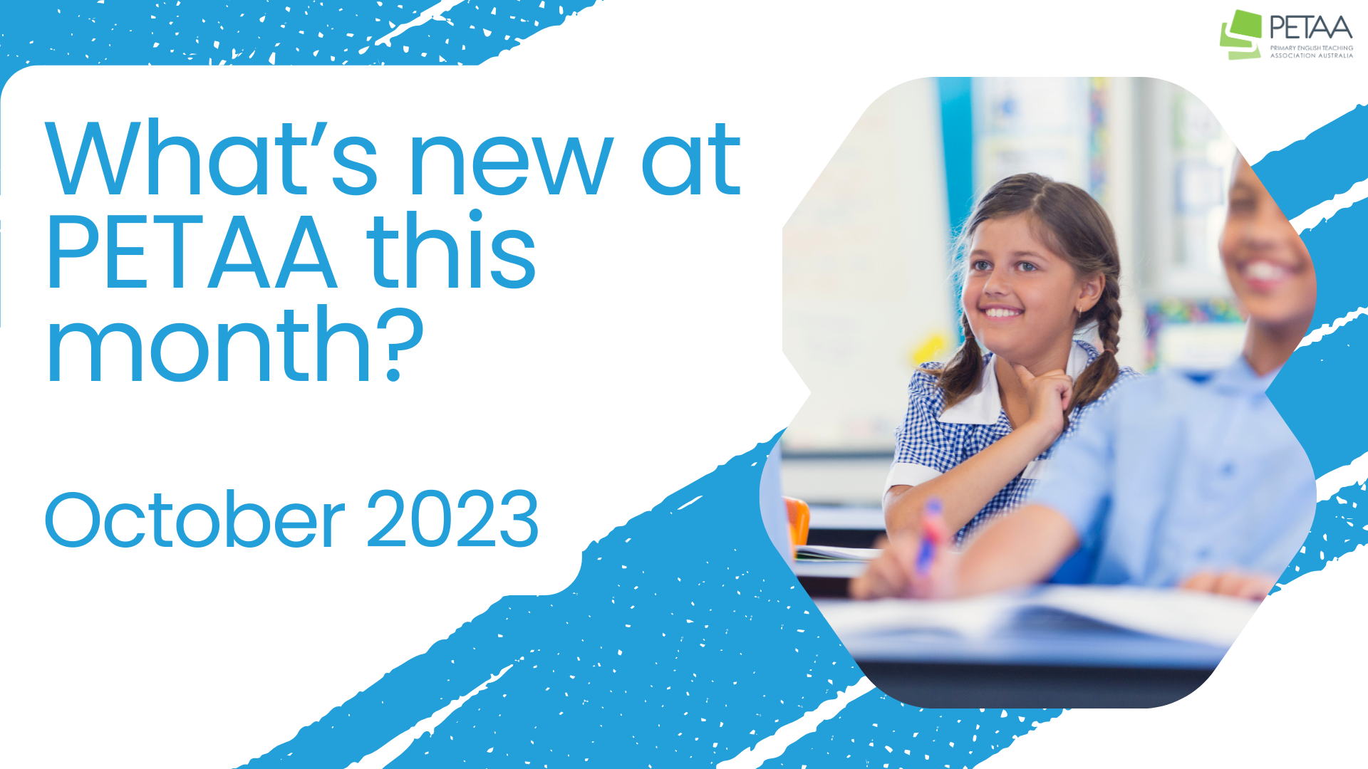 What's new at PETAA this month?