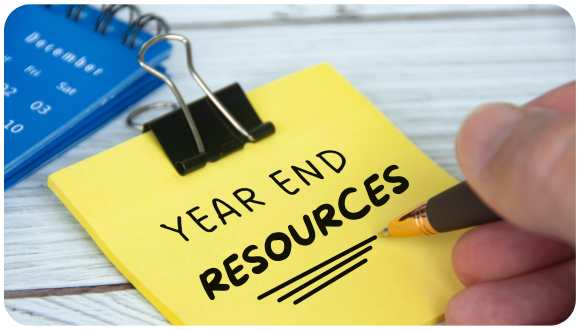 Resources for the end of the year